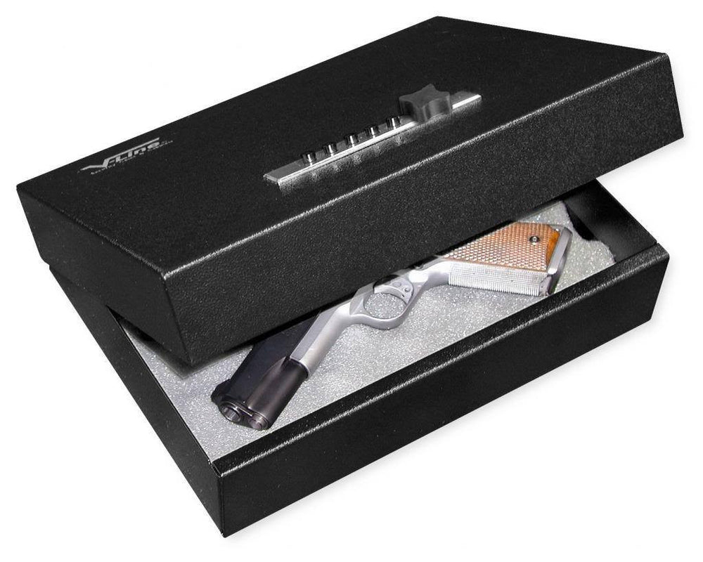 V-Line Tactical Top Draw Pistol Safe 2912-S FBLK - Safe and Vault Store.com