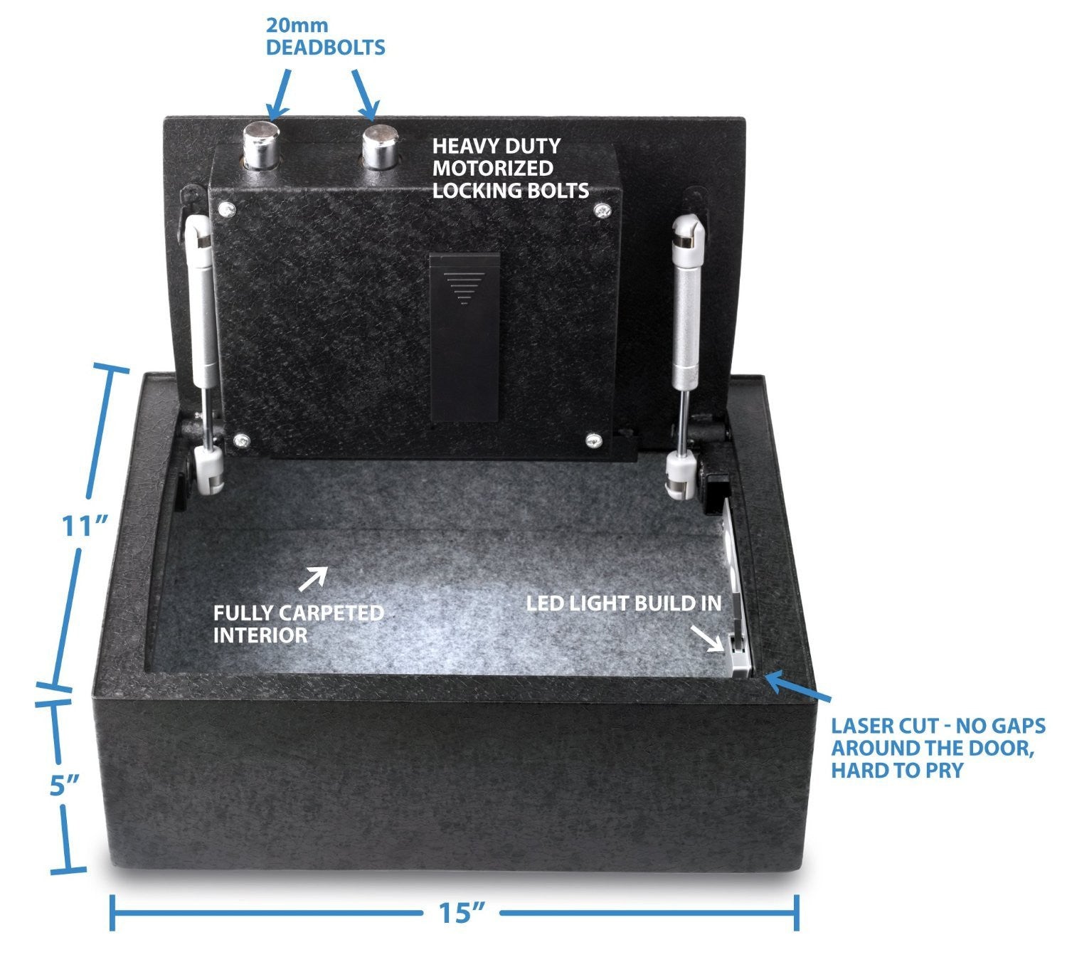 Viking VS-14BL Top Opening Drawer Biometric - Safe and Vault Store.com