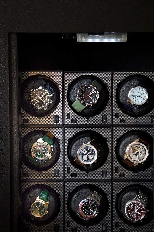 BlumSafe Luxury Display Door Watch Winder Wall Safe USA Built Gen 2.0 ...